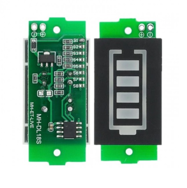 Module chỉ báo dung lượng pin Lithium 1S ~ 8S _ MH-DL18S